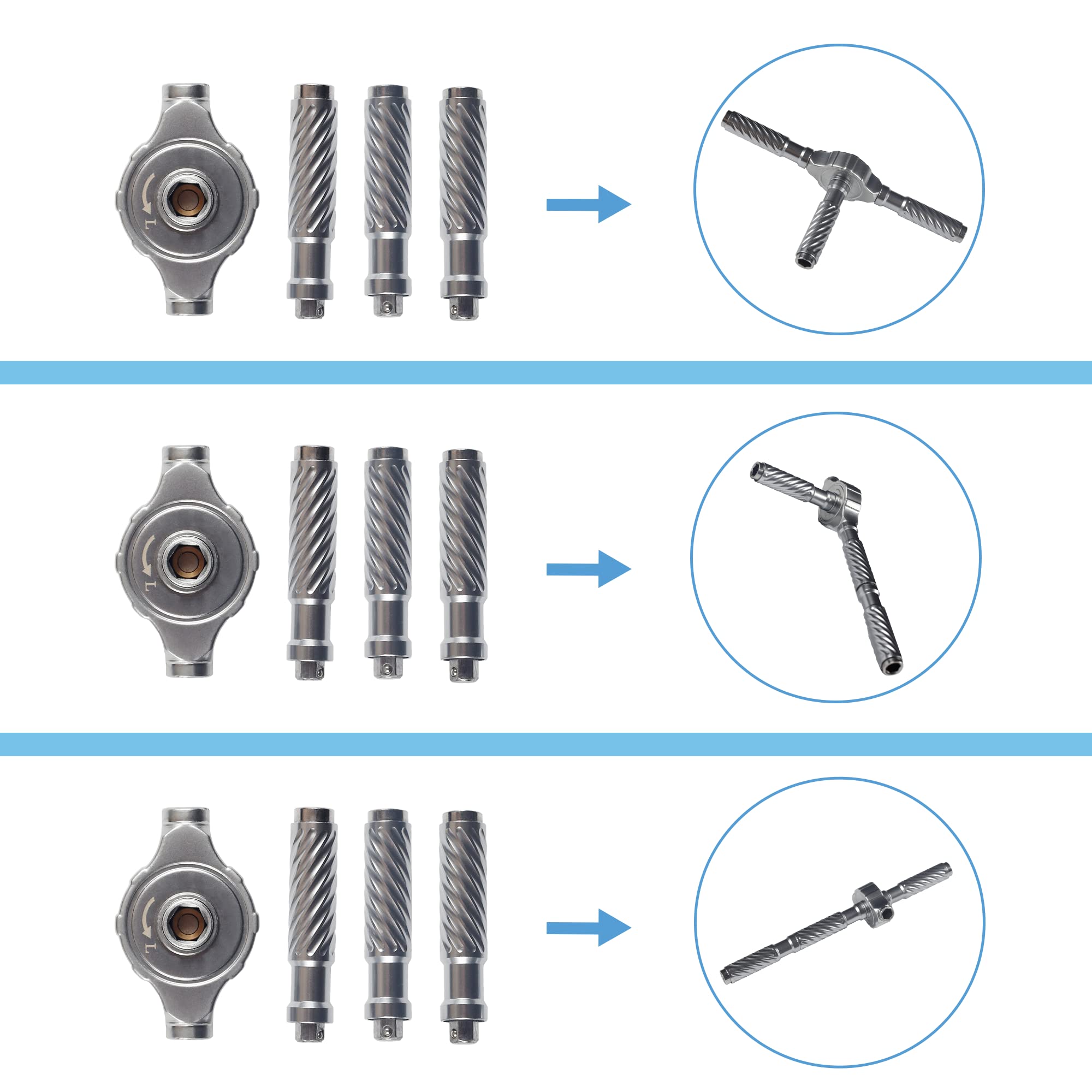 KER 30 in 1 T-Type Ratcheting Screwdriver Set with Magnetic Driver Kit - Versatile and Portable Tool Set for Daily Maintenance of Household Appliances, Bicycles, TVs, and Electric Sockets