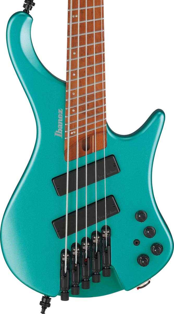 Ibanez EHB1005SMS Ergonomic Headless Bass 5-String Multi Scale Emerald Green Metallic Matte