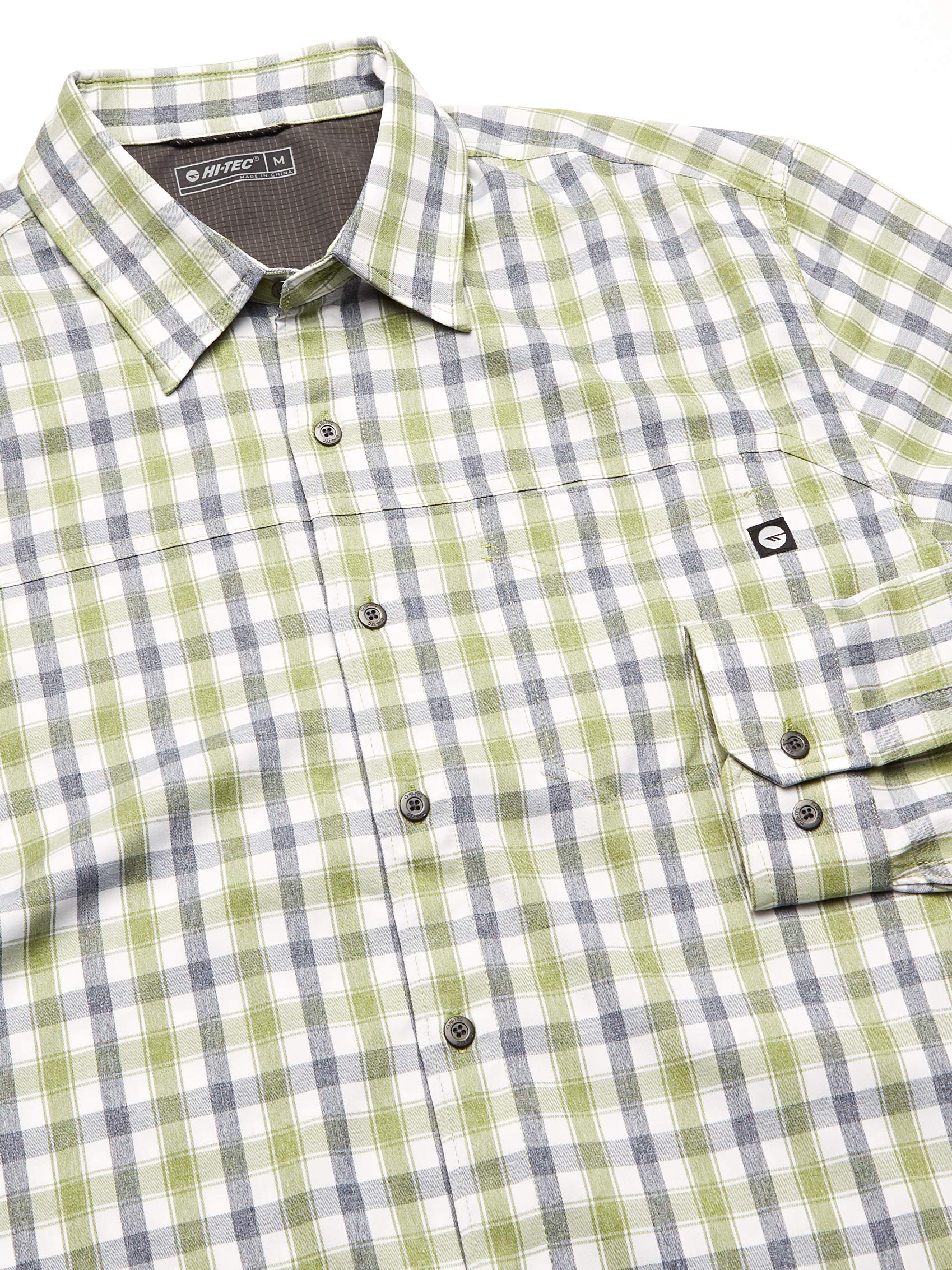 HI-TEC Men's Hemlock Soft Brushed Plaid Long Sleeve Active T-Shirt