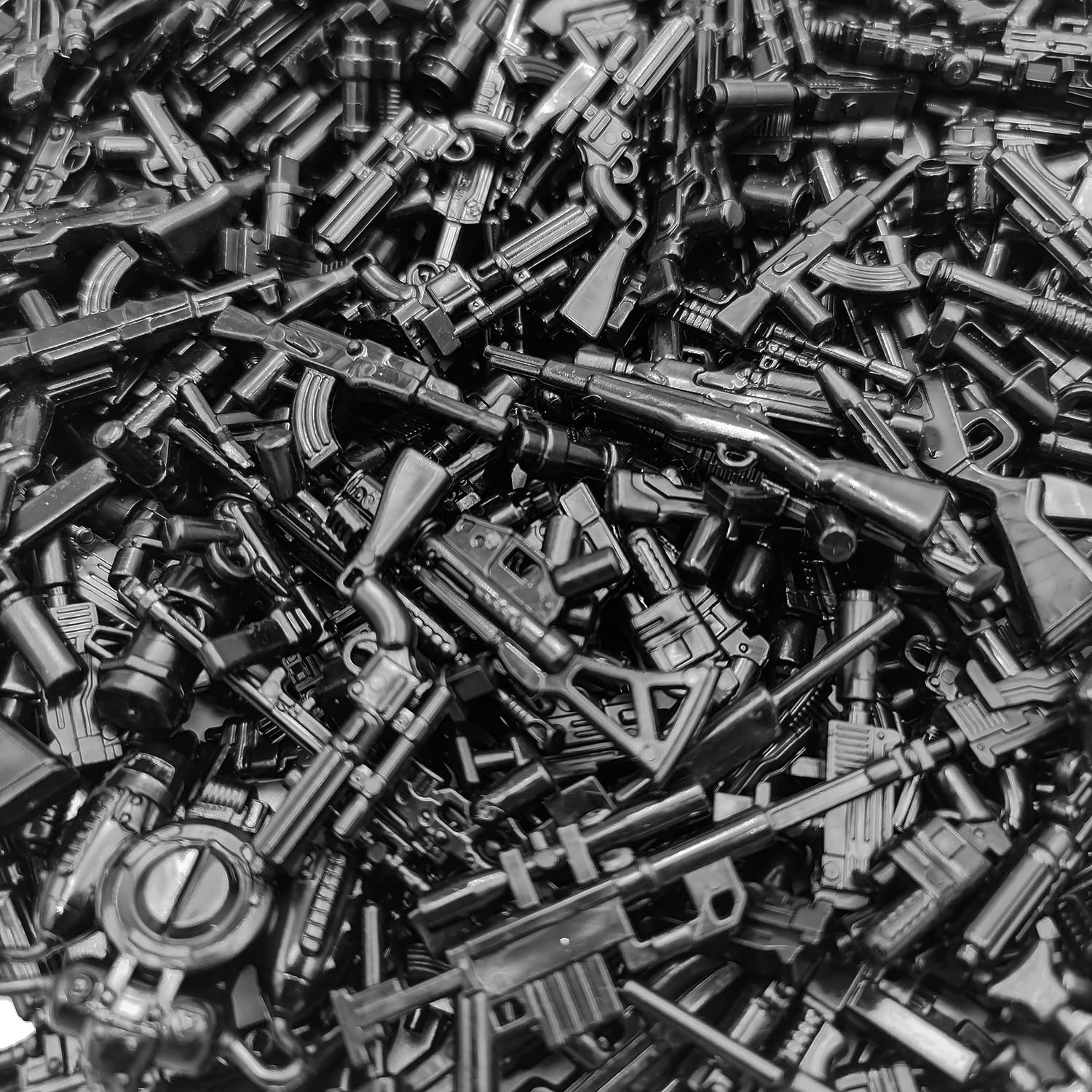 MOOXI-MOC 400+pcs Military Army Weapons Pack Kits Bricks Military Building Blocks Toys Custom Accessories Set Designed for Minifigs