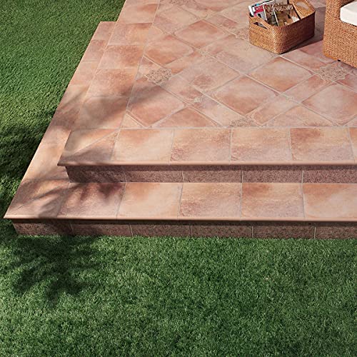 Ivy Hill Tile Kaleo Clay 14.17 in. x 14.17 in. Matte Porcelain Terracotta Look Floor and Wall Tile (10.76 Sq. Ft. / Case)