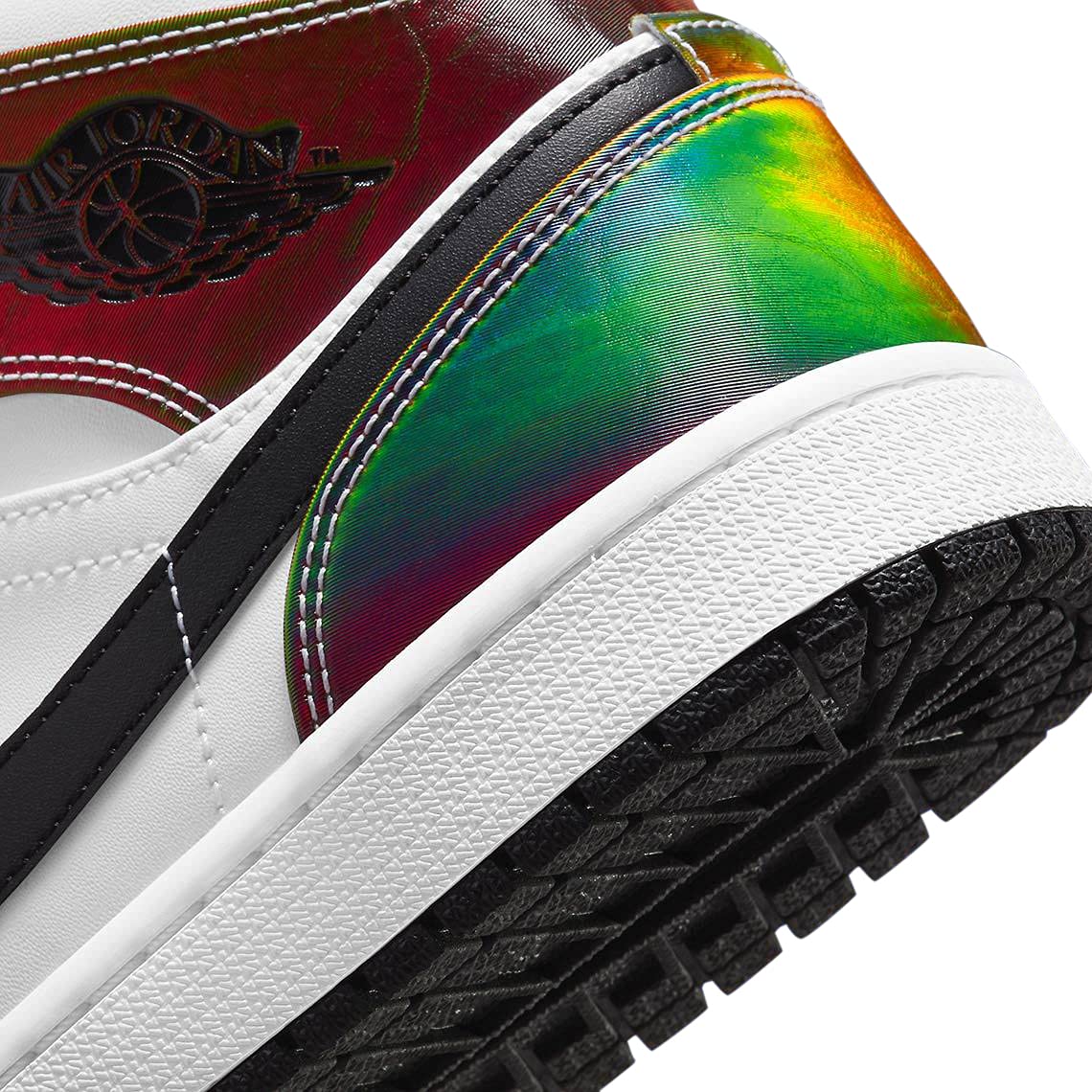 Jordan Mens Air 1 Mid SE DM7802 100 Heat Reactive - Size 14 White/Black