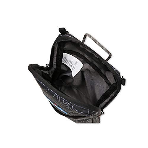 KAVU Essential Case Zip Crossbody Wallet with Rope Strap-Coastline Blanket