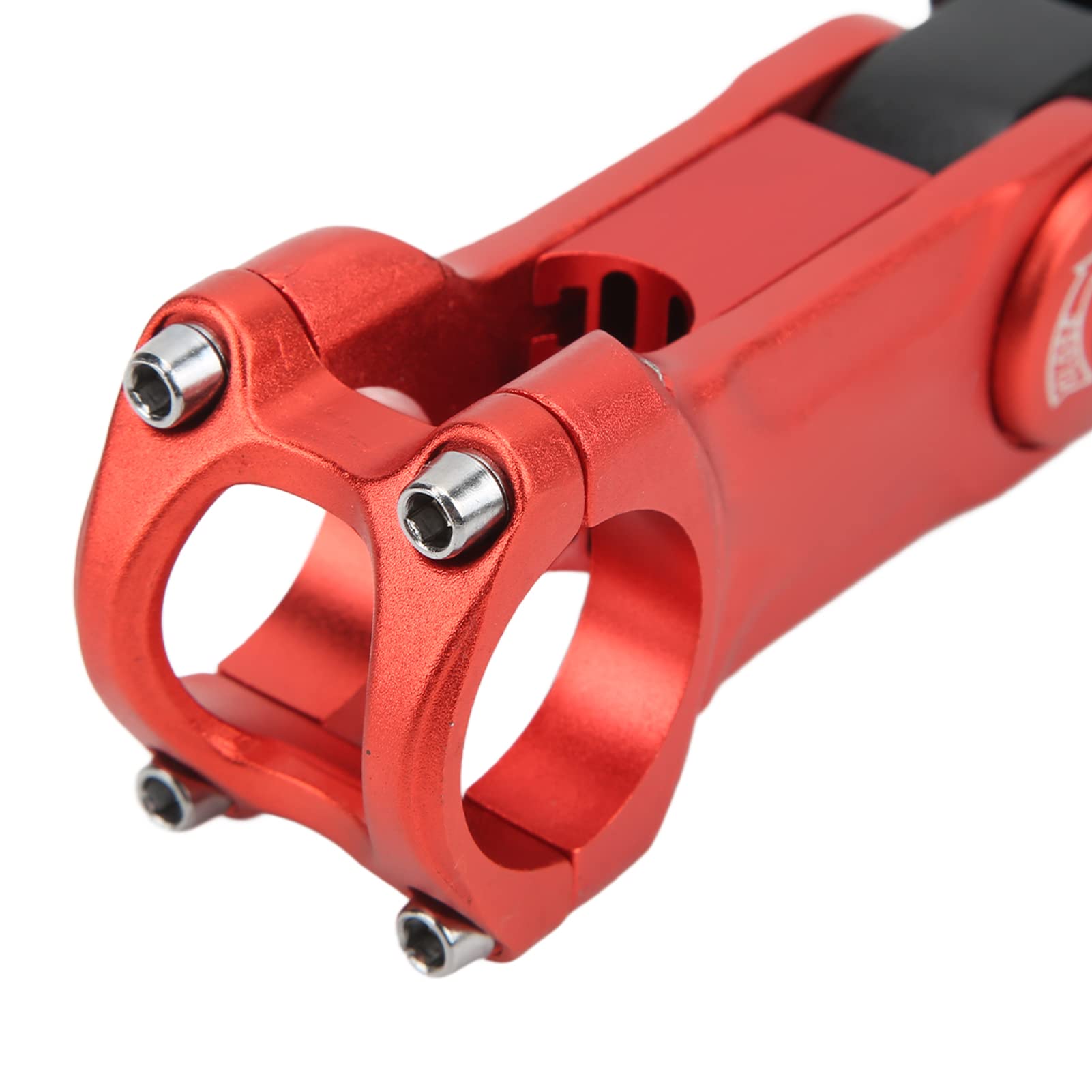 Kadimendium Bike Stem, CNC Machining Reduce Pressure Aluminum Heavy Duty Adjustable Handlebar Extender for Road Bike(31.8 * 110)