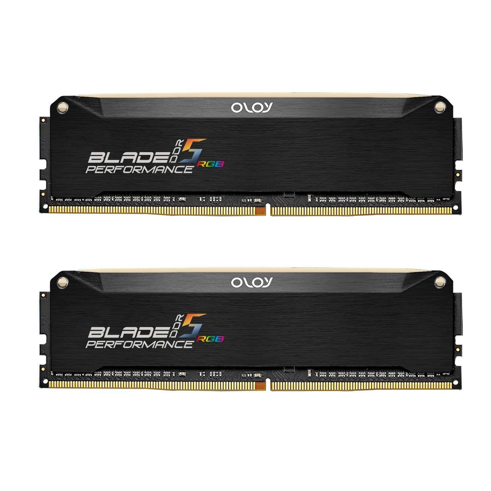 OLOy DDR5 RAM 32GB (2x16GB) Platinum Blade RGB 6200 MHz CL32 1.35V Gaming UDIMM (MD5U1662320BRSDE)