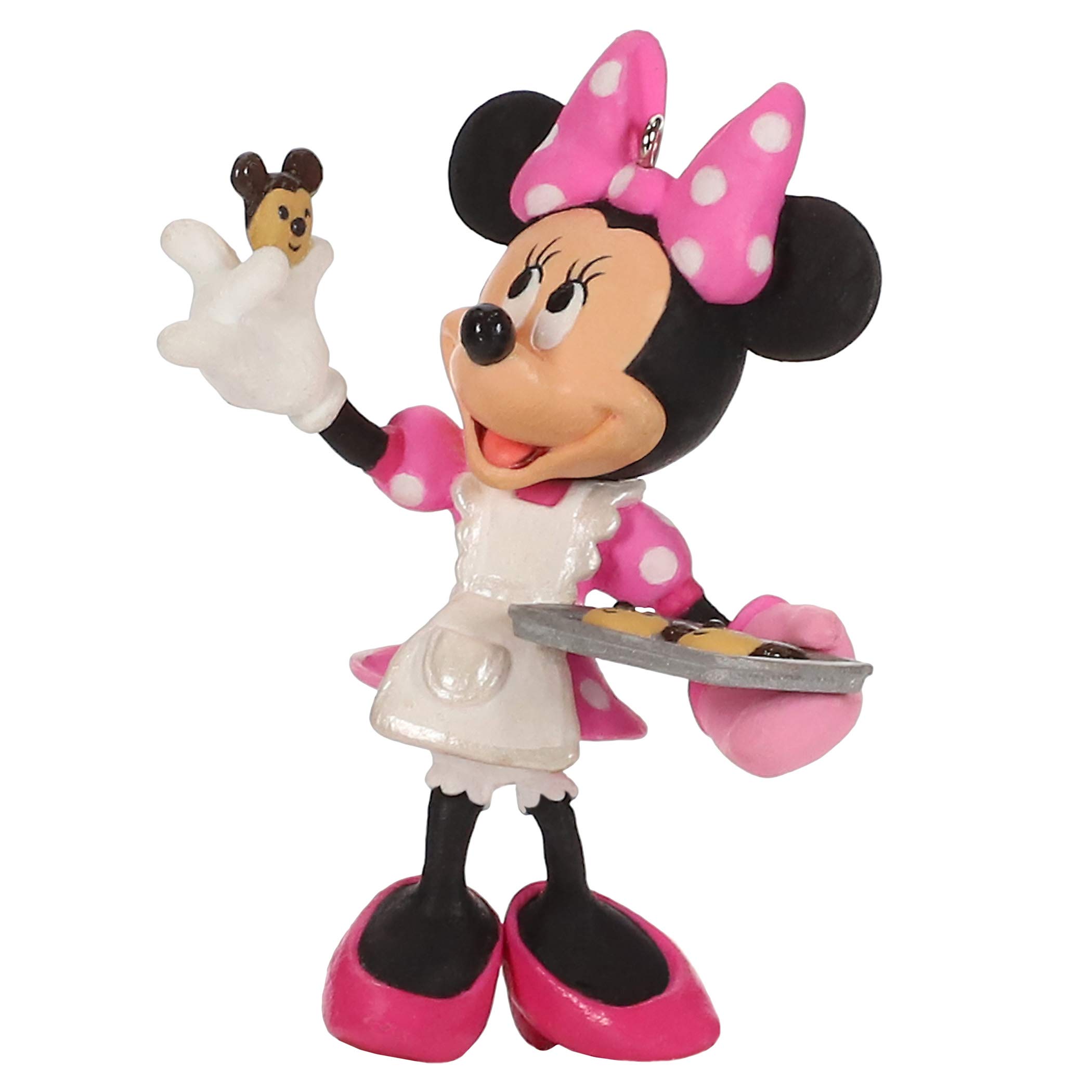 Hallmark Keepsake Christmas Ornament 2019 Year Dated Disney Minnie Mouse One Smart Cookie,
