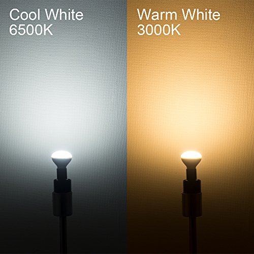 Haian R14 LED Bulb E17 Intermediate Base Mini Reflector Floodlight,4 Watt 280 Lumens,25 Watt Incandescent Equivalent,R14 E17 LED Light Bulb Non-dimmable 3000K Warm White (4 Pack)