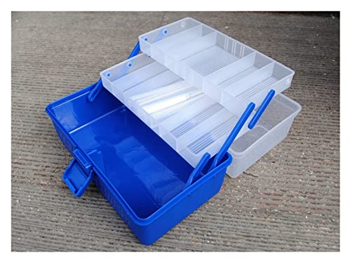MEFESE Blue Fishing Suitcase Multi-Purpose Box Tool Bait Box Fishing Gear Box Bait Box