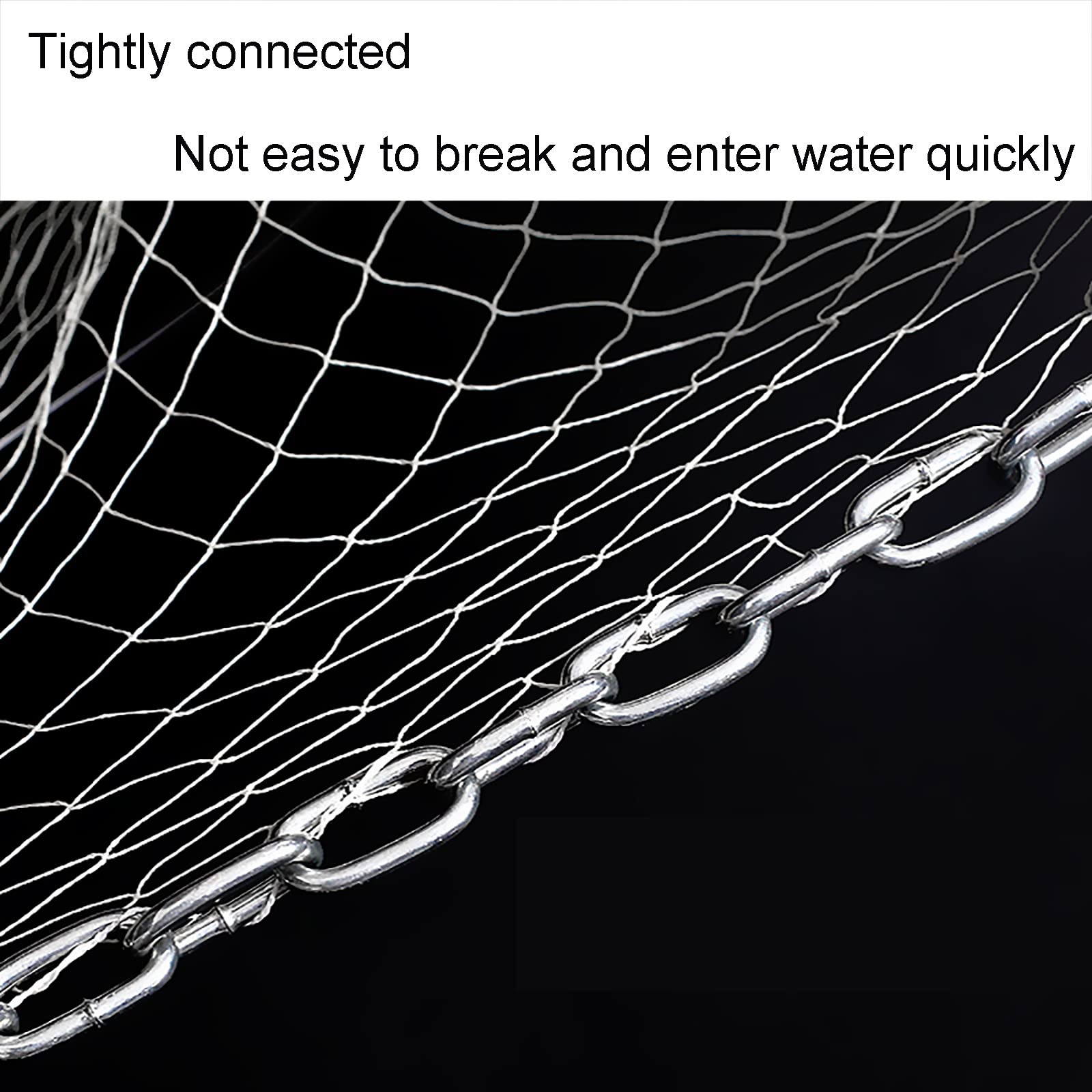 HWTOP Floating Fishing Nets, Hand Throwing Nets for Frisbees, Portable Fishing Nets, Fishing Tools, for Bass, Crayfish, Crabs