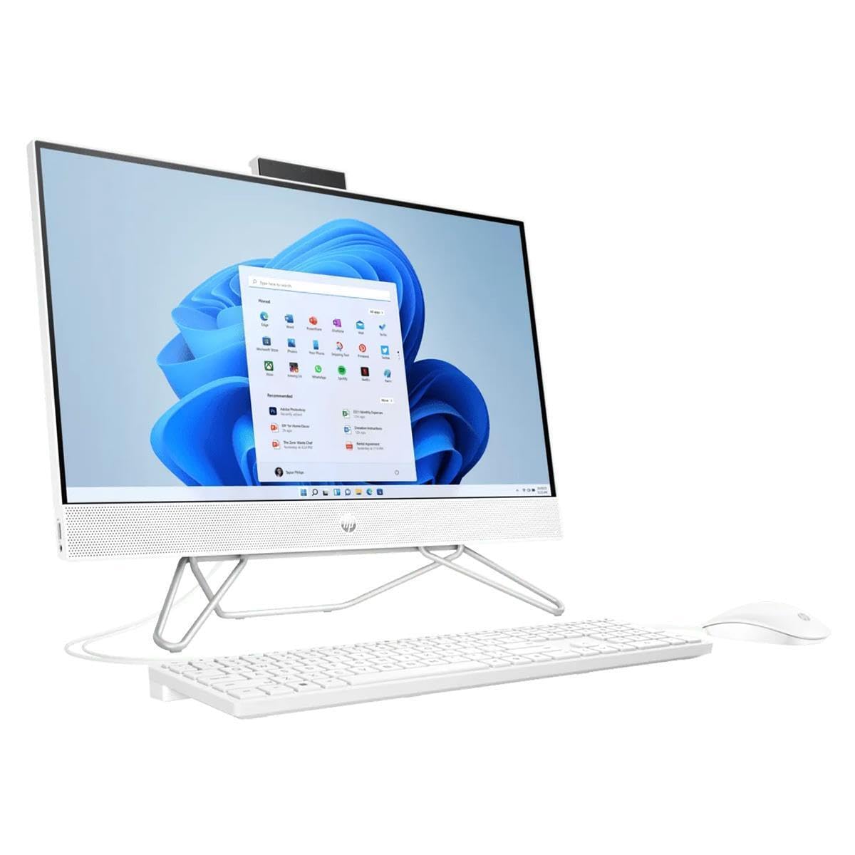 HP 24 inch All-in-One Desktop, Intel 10-Core i5-1235U, 23.8" FHD IPS Touchscreen, Iris Xe Graphics, WiFi 6, Bluetooth, HDMI, RJ-45, 16GB DDR4 1TB M.2 SSD, Win11 Home, Wireless Keyboard and Mouse