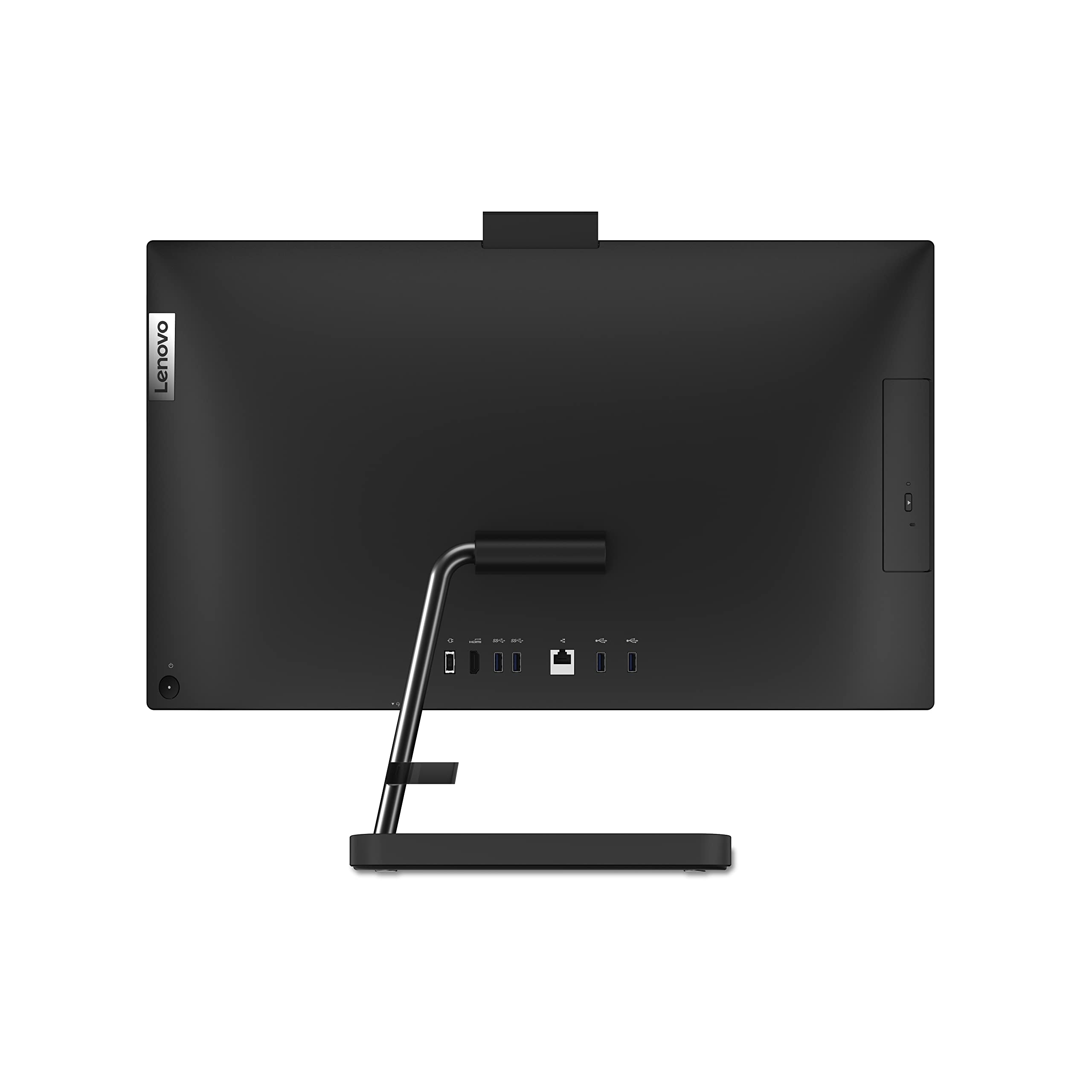 Lenovo IdeaCentre AIO 3 AMD All-in-One Computer, 24" FHD Display, Ryzen 5 5500U, 16GB RAM, 512GB SSD, DVD RW Drive, Windows 11 (Renewed)