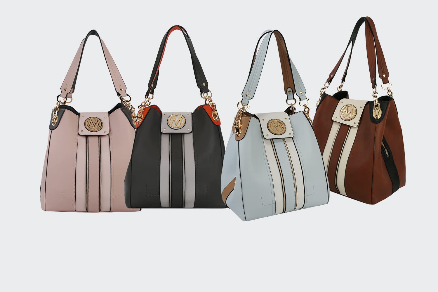 MKF Collection Hobo bag for Women, Vegan Leather Large Shoulder bag & Wristlet Wallet Purse