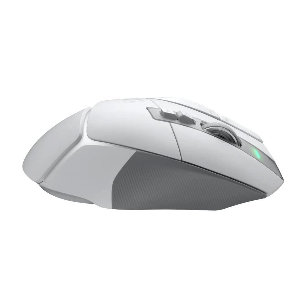 Logitech G502 X Lightspeed Wireless Gaming Mouse (White) Bundle with PowerPlay Wireless Charging System and 4-Port USB 3.0 Hub (3 Items)
