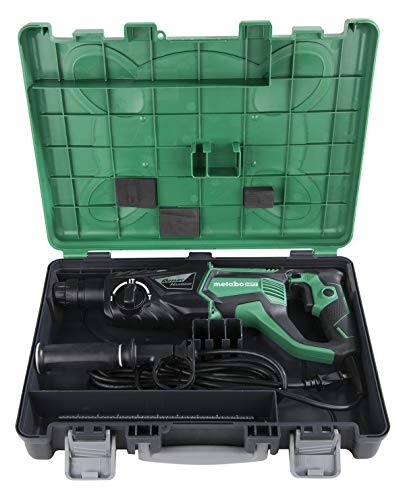 Metabo HPT Rotary Hammer | SDS Plus | 1-Inch, 7.5-Amp | For Drilling | Chipping and Hammer Drilling (DH26PF)