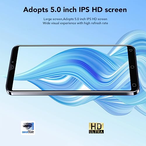 HEEPDD 3G Network Smartphone, 3 Card Slots S23+ 5.0 Inch Smartphone 4GB RAM 32GB ROM for Everyday Life (US Plug)