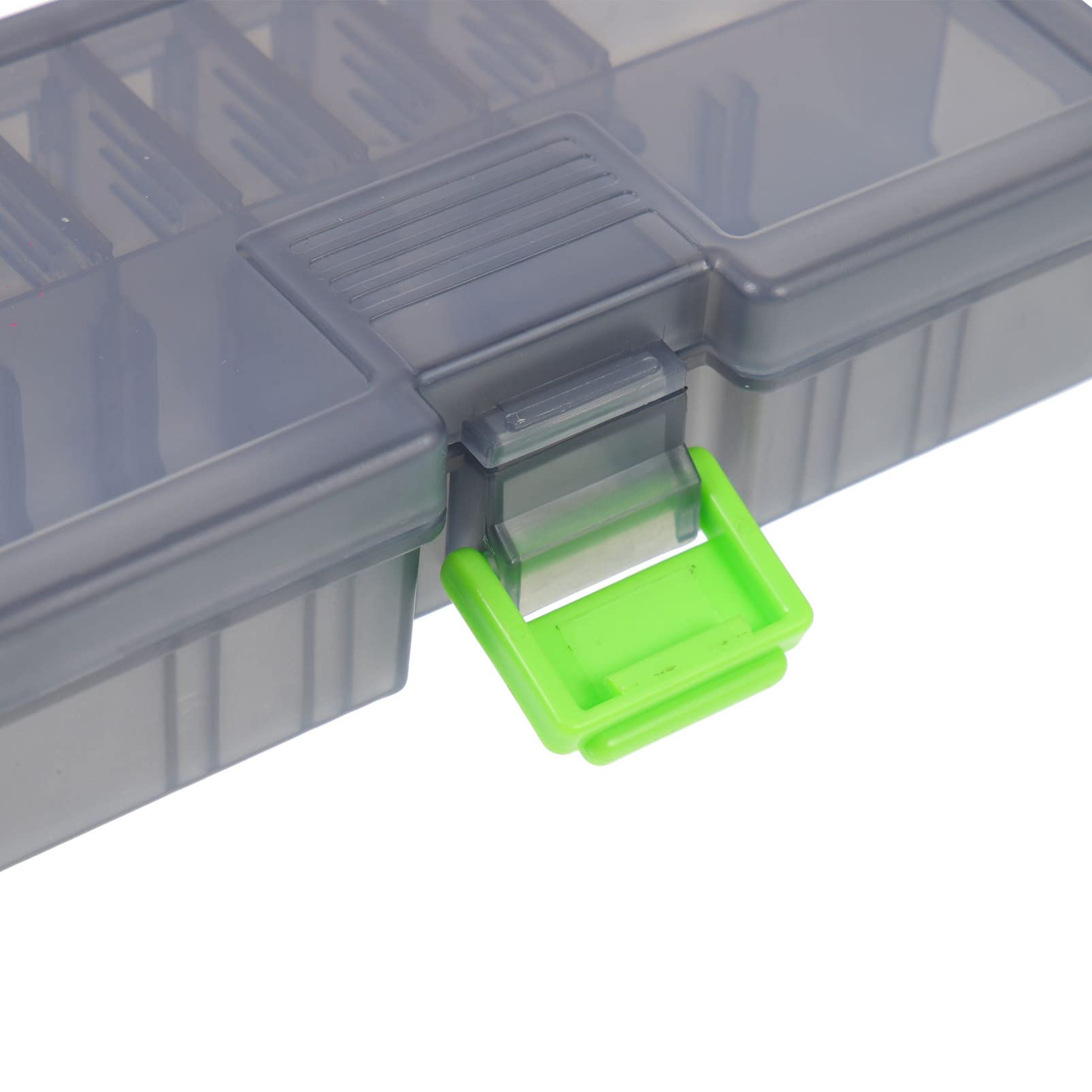 LIOOBO Tackle Storage Trays Clear Container Tackle Storage Box 2Pcs Double Sided Box Storage Tackles Box Portable Tools Organizer Small Tackle Box Divided Storage Organizer