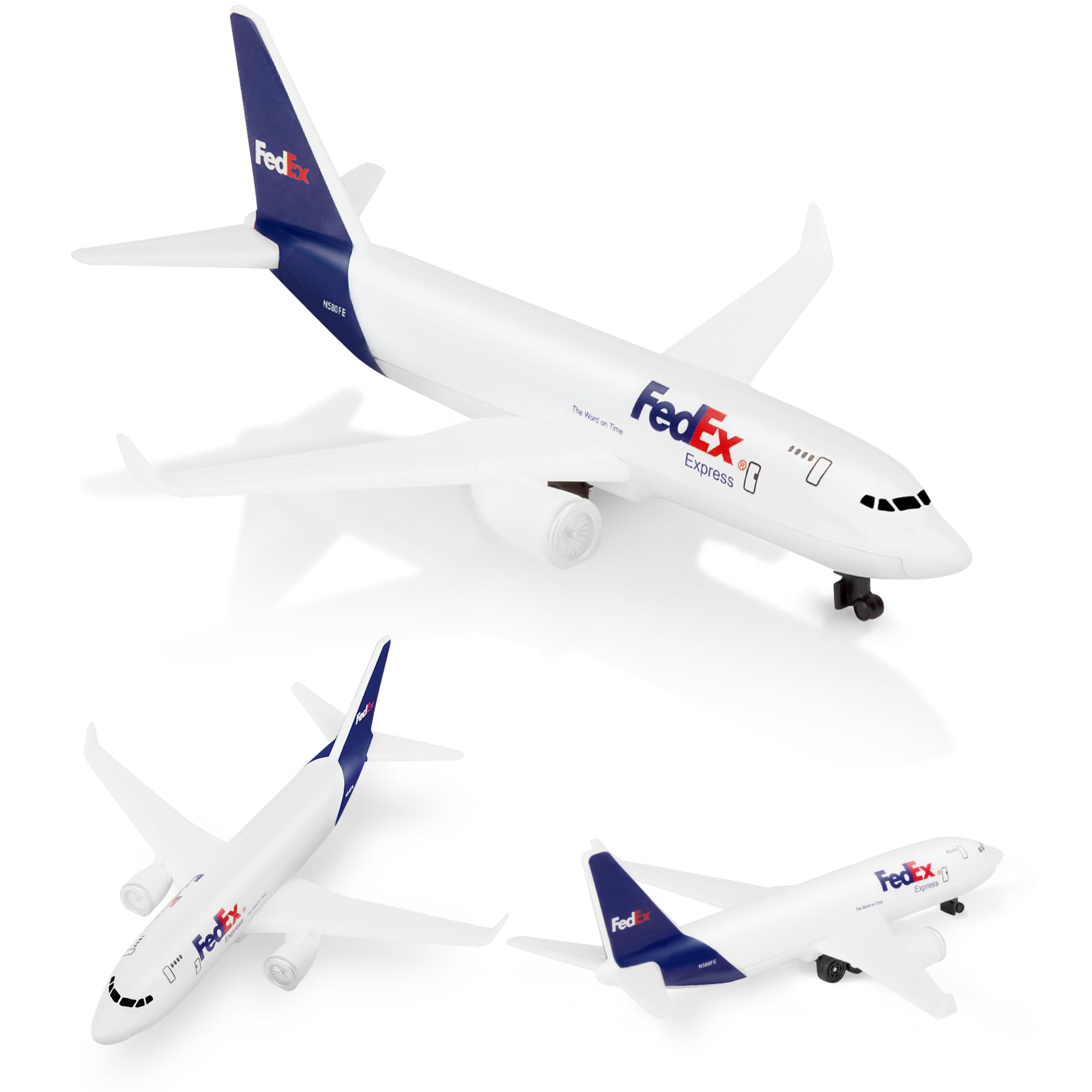 Joylludan Model Planes FedEx Model Airplane Plane Aircraft Model for Collection & Gifts