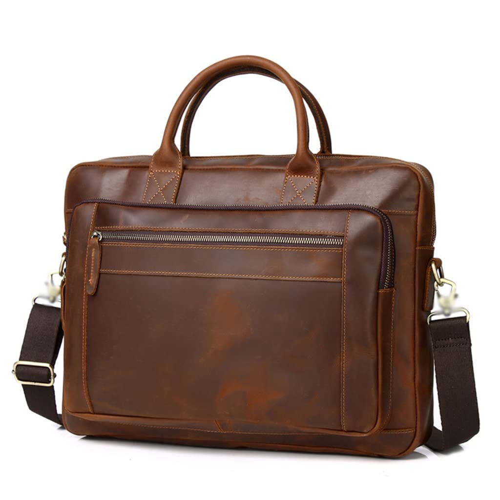 LIRUXUN Men Handbag Men Business Laptop Bag Briefcases for Messenger Tote Large Capacity Messenger Bag