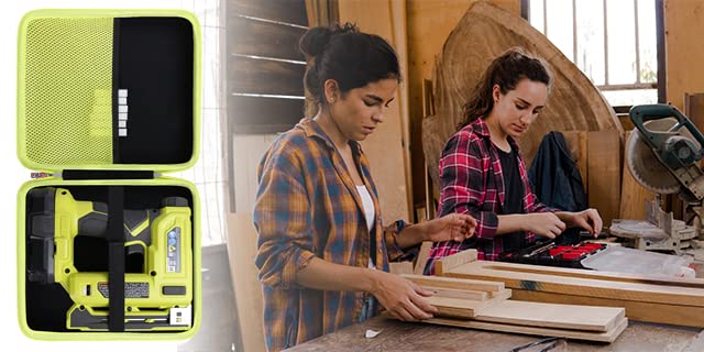 Khanka Hard Storage Case Replacement for Ryobi 18-Volt ONE+ Cordless Compression Drive 3/8 in. Crown Stapler P317, Case Only