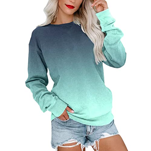 kangguolai Light Sweat Shirts Women Womens Casual Round Neck Sweatshirt Long Sleeve Top Cute Pullover Loose Version Pullover,My Cart Items