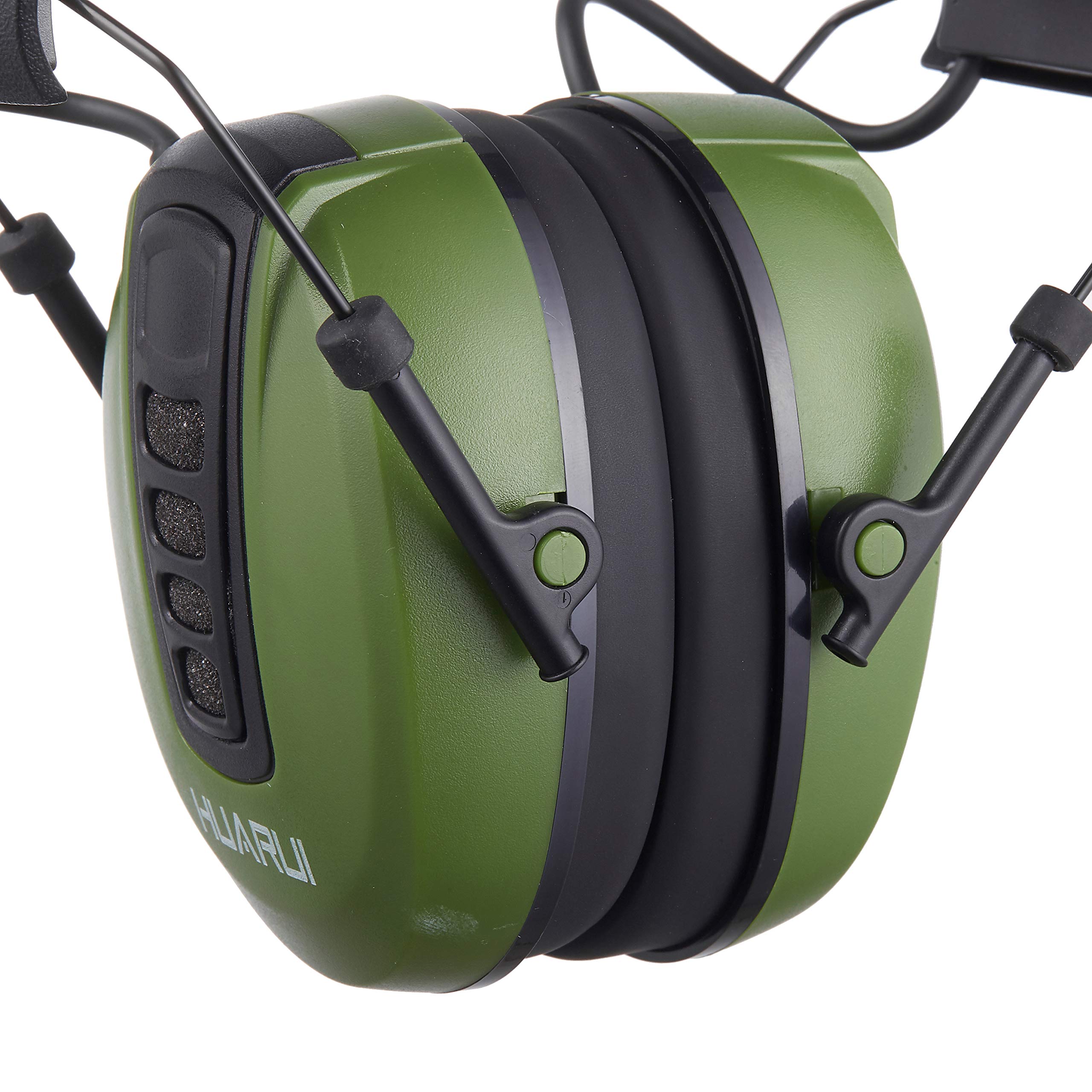 HUARUI Electronic Shooting Earmuffs, Tactical Slim Ear Hearing Protection Headphones for Gun Range,NRR 24dB