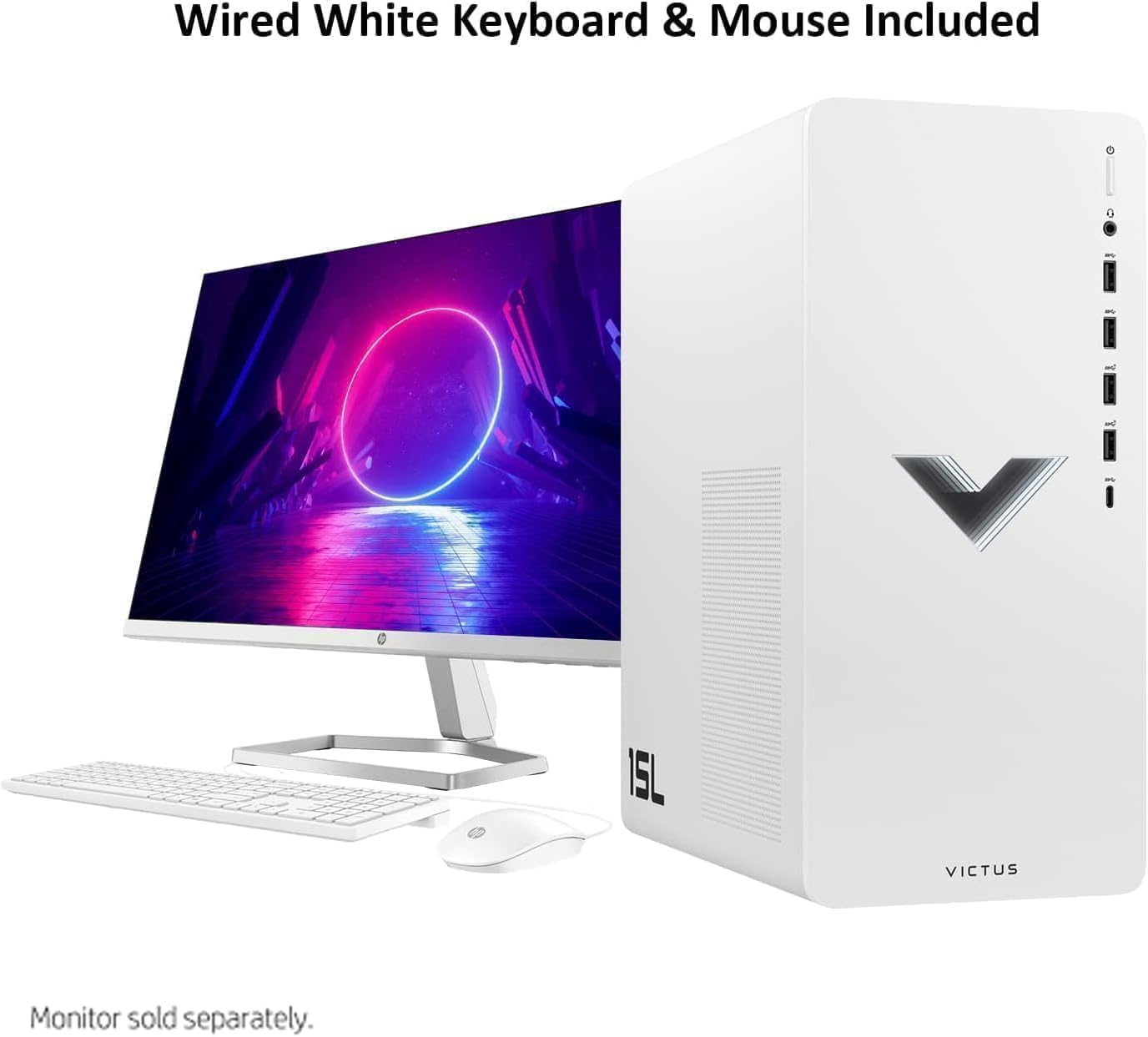 HP Victus Gaming Desktop 2023 Newest, Intel Core i7-13700 Processor (16 cores), NVIDIA GeForce RTX 3060 Graphics, 64GB RAM, 2TB SSD, 1TB HDD, Wi-Fi 6, Bluetooth, Windows 11 Home