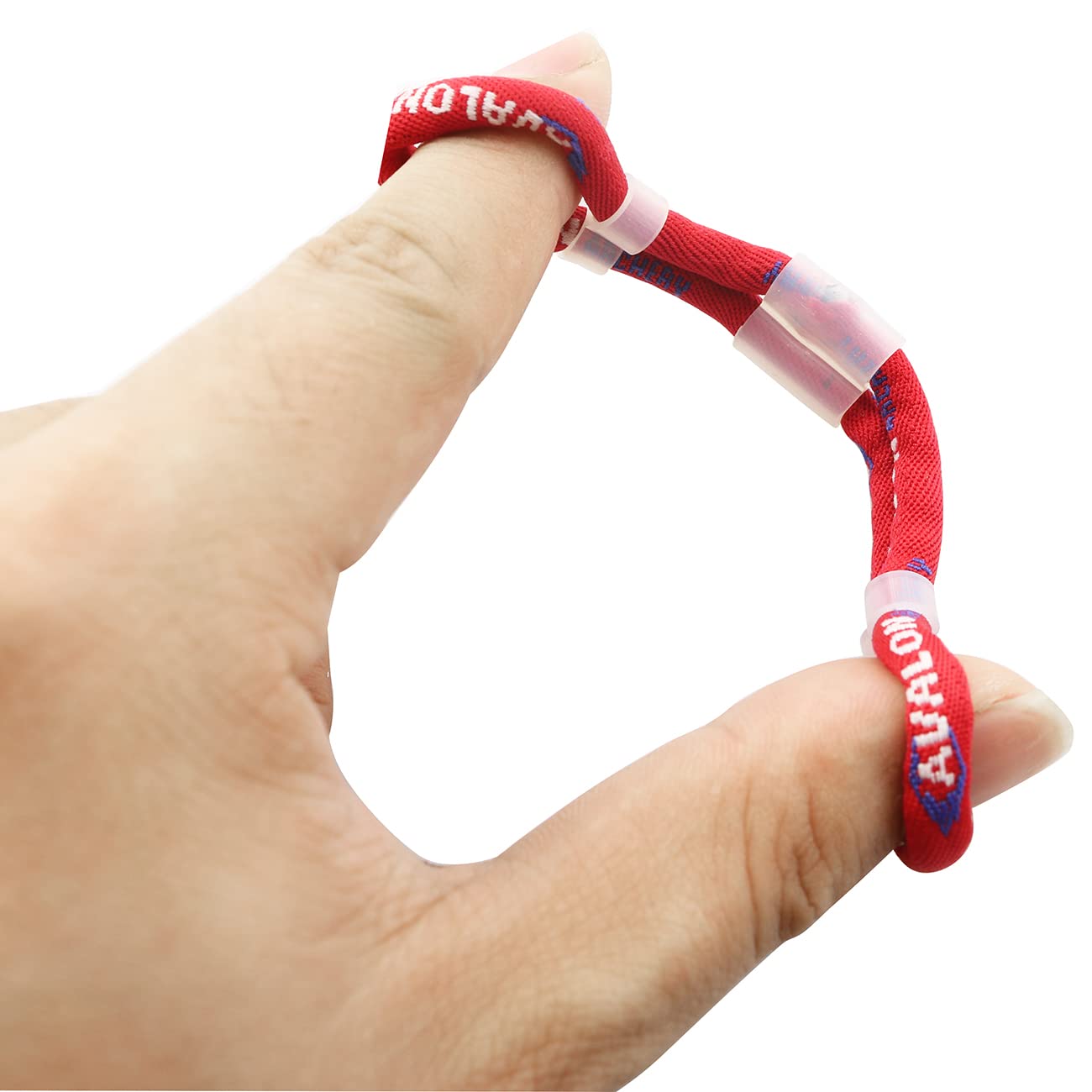 LQ Industrial Archery Finger Sling 13.5cm / 5.31inch Red Adjustable Bow Finger Sling for Recurve Bow Hunting Shooting Archery Fingersling