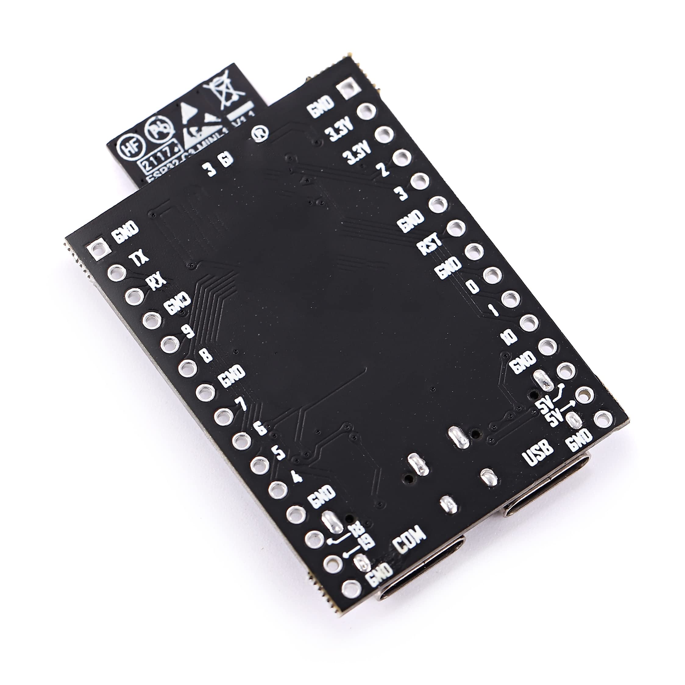 Printer Accesstories ESP32-C3 ESP32-C3-DevKitM-1 Dual USB Development Board Pyboard CircuitPython Micropython WiFi ESP32-C3-MINI-1 - (Color: ESP32-C3)