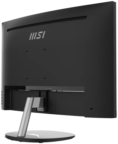 MSI Pro MP272C, 27", 1920 x 1080 (FHD), Curved VA, 75Hz, FreeSync, TUV Certified Eyesight Protection, 1ms, HDMI, Tilt