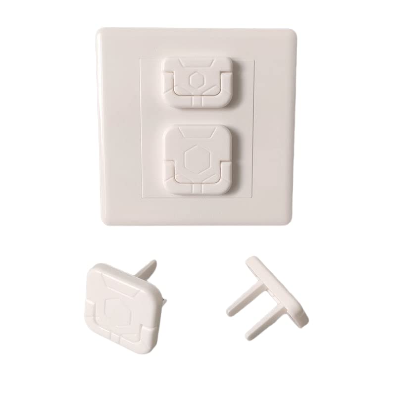 Outlet Covers Baby Proofing (60 Pack) Mulaibdin Safety Socket Covers for Child, Electrical Outlet Protectors with Hidden Pull Handle, No Easy to Remove by Children Outlet Cap for 2/3-Prong