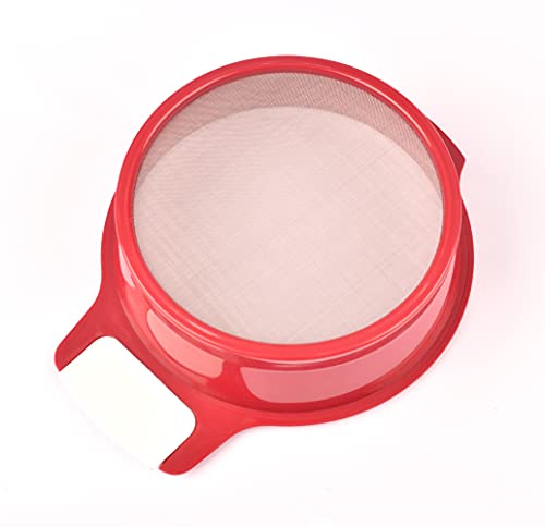 Mini manual flour sieve/juice filter/Sifting Pan Fine Mesh Strainer/Flour Sieve/Icing and Sugar Sifter,60 mesh 6.7 inch