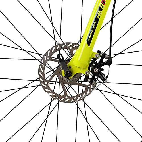 Hiland 26/27.5 Inch Mountain Bike Aluminum Frame 21 Speed MTB Bicycle with Suspension Fork