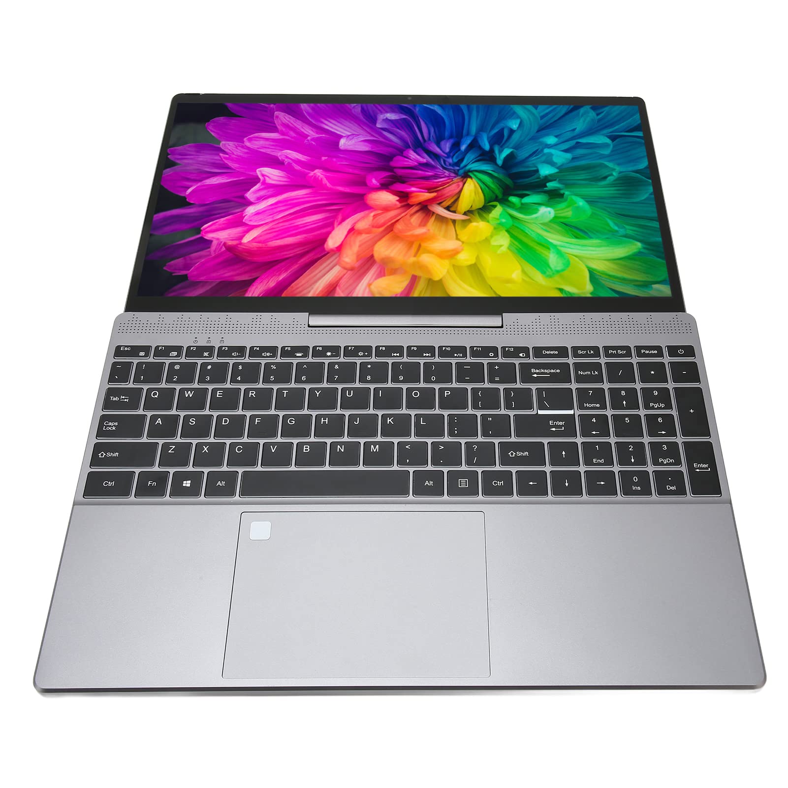 Jopwkuin Tablet Laptop, RGB Backlit Office Laptop 15.6in Touchscreen for Family (US Plug 512GB)