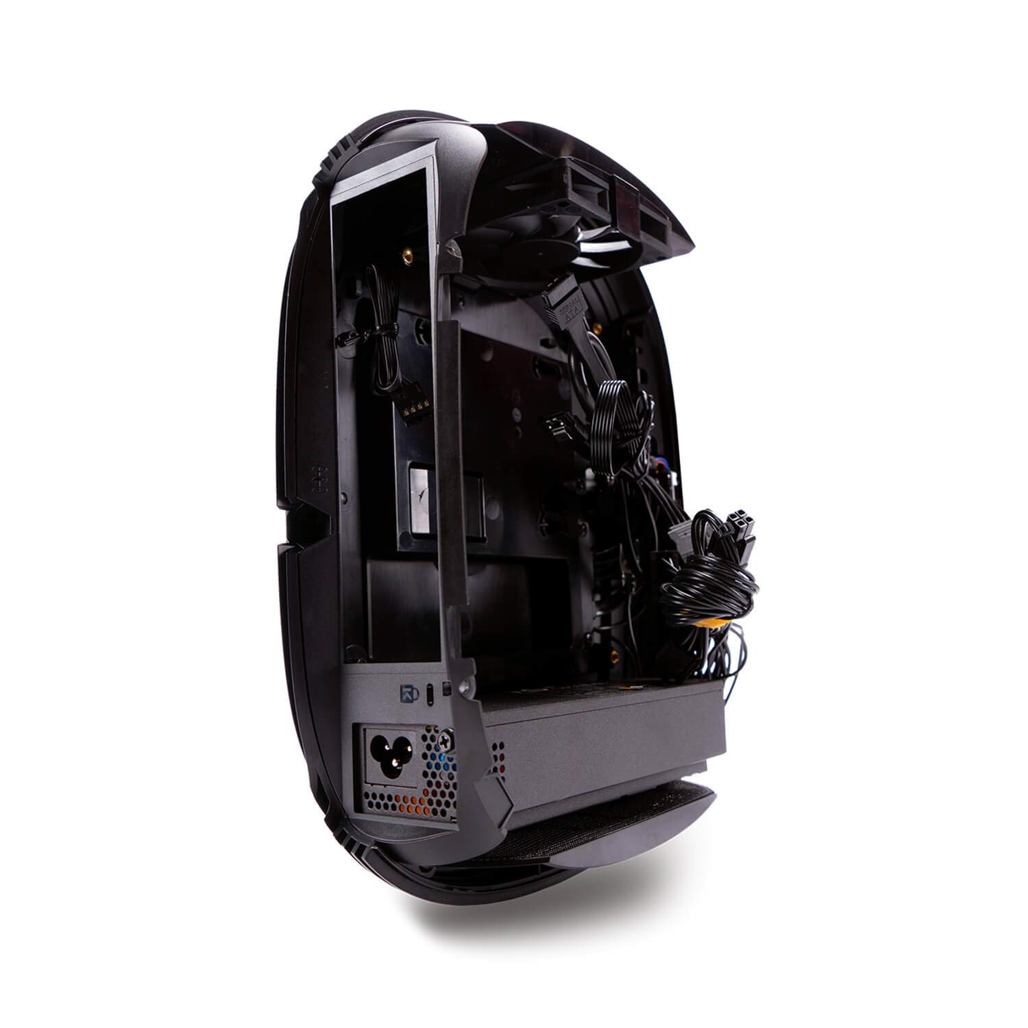 IN WIN B1 Mini-ITX Tower Case - 200W 80 Plus Gold Power Supply Included - Tempered Glass Top Panel - 80mm Side Fan (IW-CS-B1BLK-PS200W)