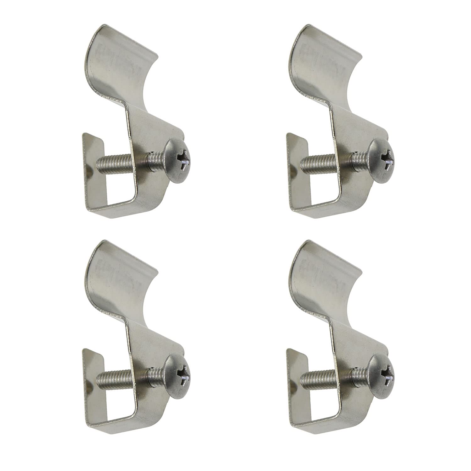 MEETOOT 4pcs Vinyl Siding Clips Hooks Vinyl Siding Hooks No-Hole Needed Outdoor Siding Screws Hanger for Blink Outdoor Camera Mount Home Security Camera