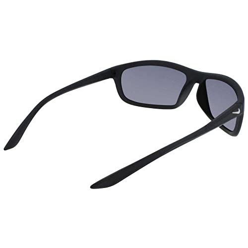 Nike Golf Rabid Rectangular Sunglasses, Matte Black/Silver, OneSize