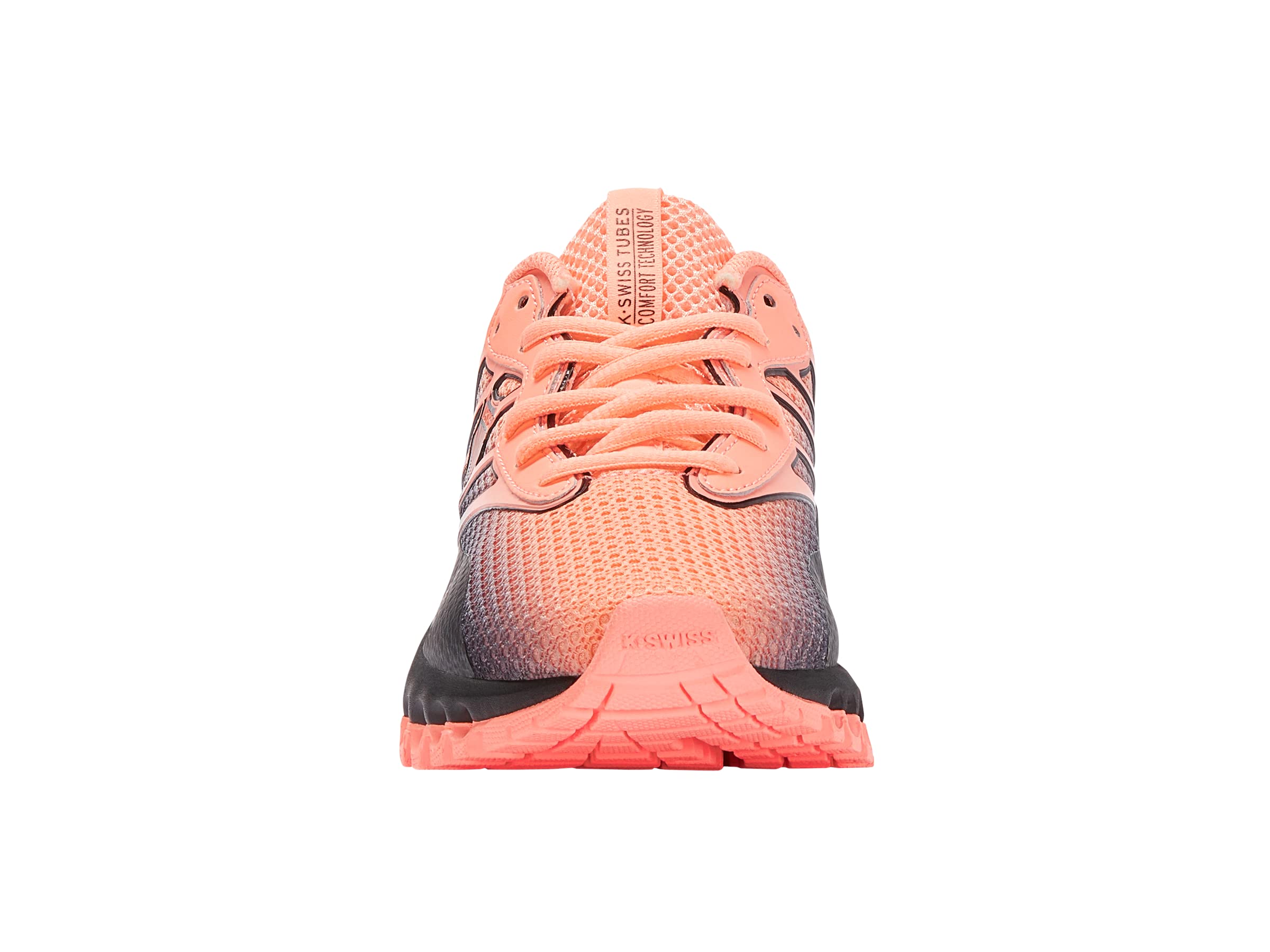 K-Swiss Women's Tubes Sport Training Shoe, Lite Neon Coral/Black, 8 M