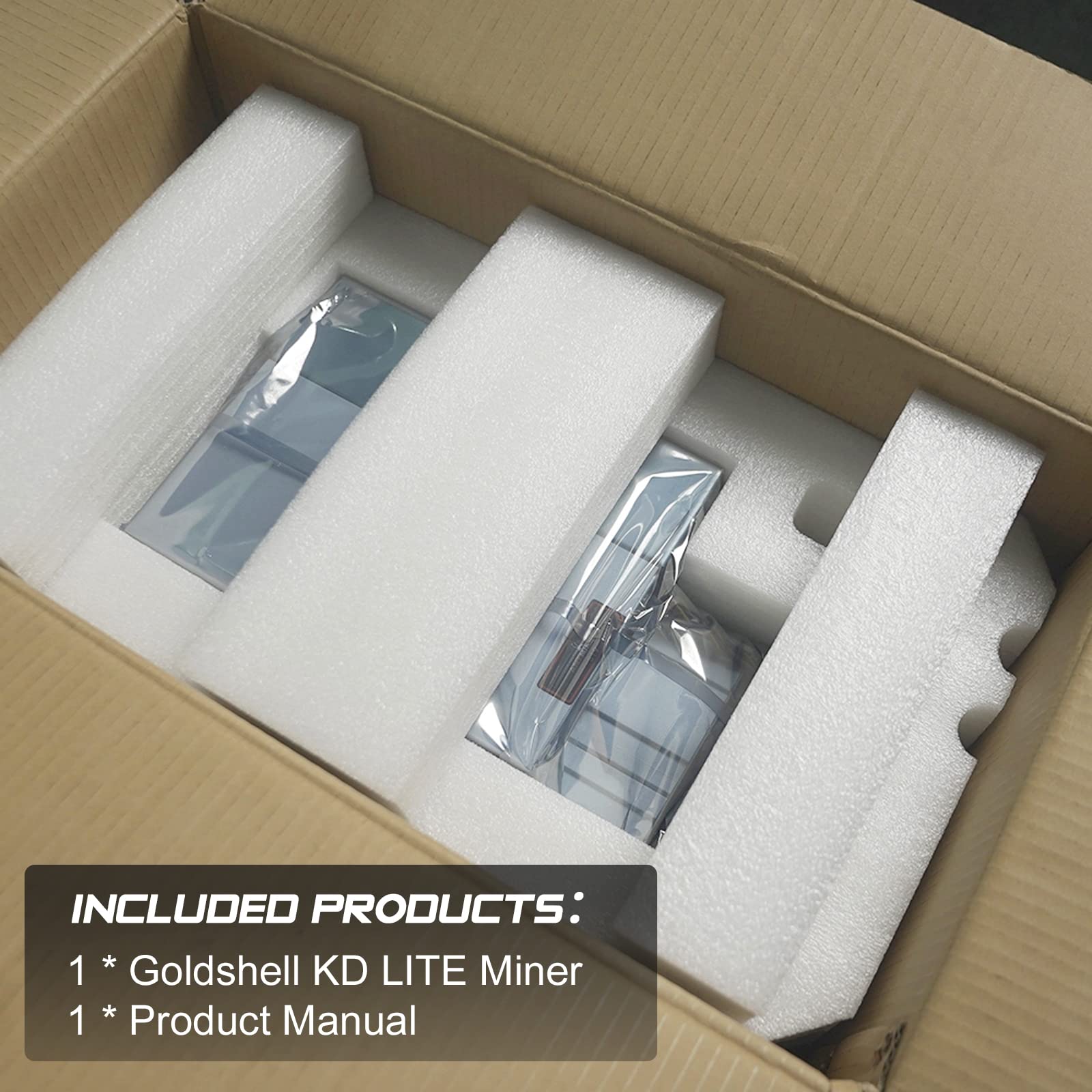 QUEP New Goldshell KD LITE Miner 16.2TH/S 1330W/h KDA Miner Network Mining Machine Low Noise Miner Noise Quiet Mining