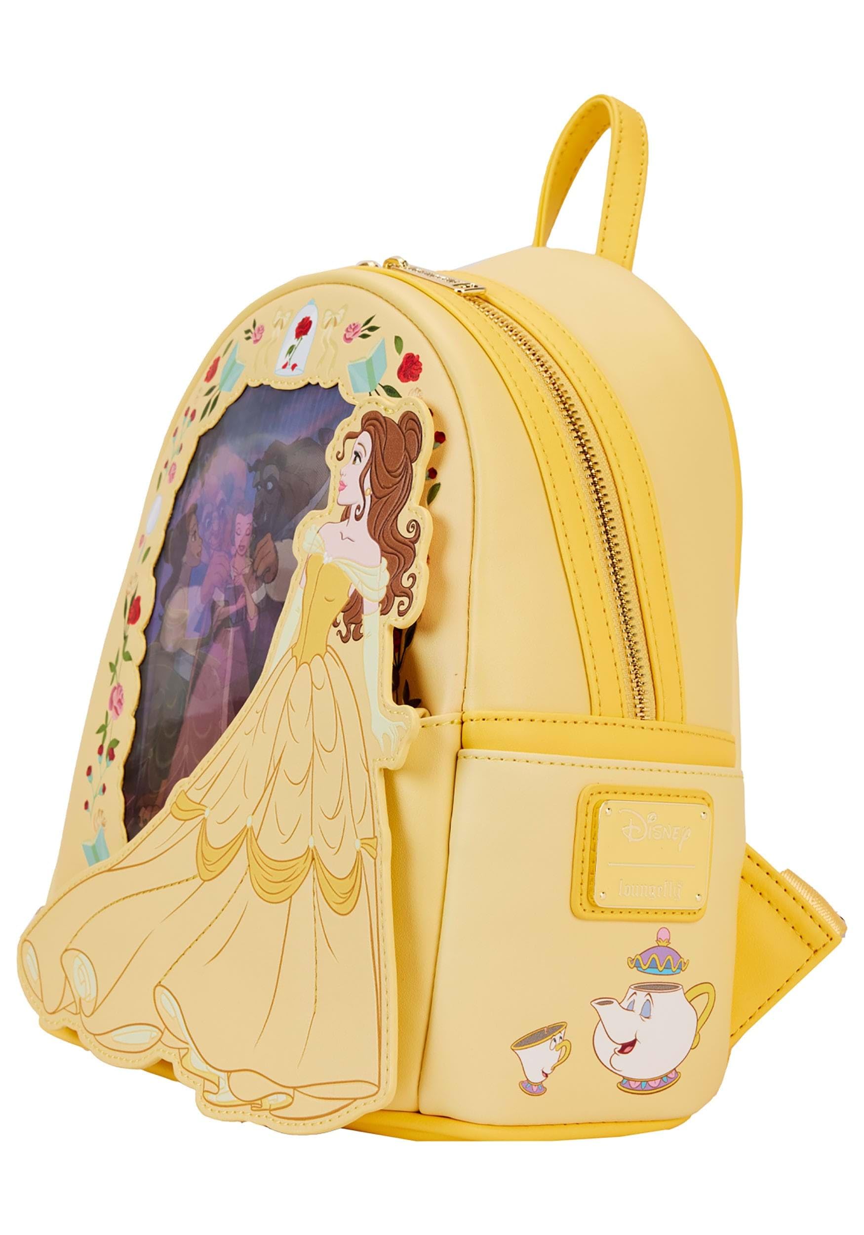 Loungefly Disney Beauty and the Beast Belle Lenticular Mini Backpack | Disney Backpacks Standard