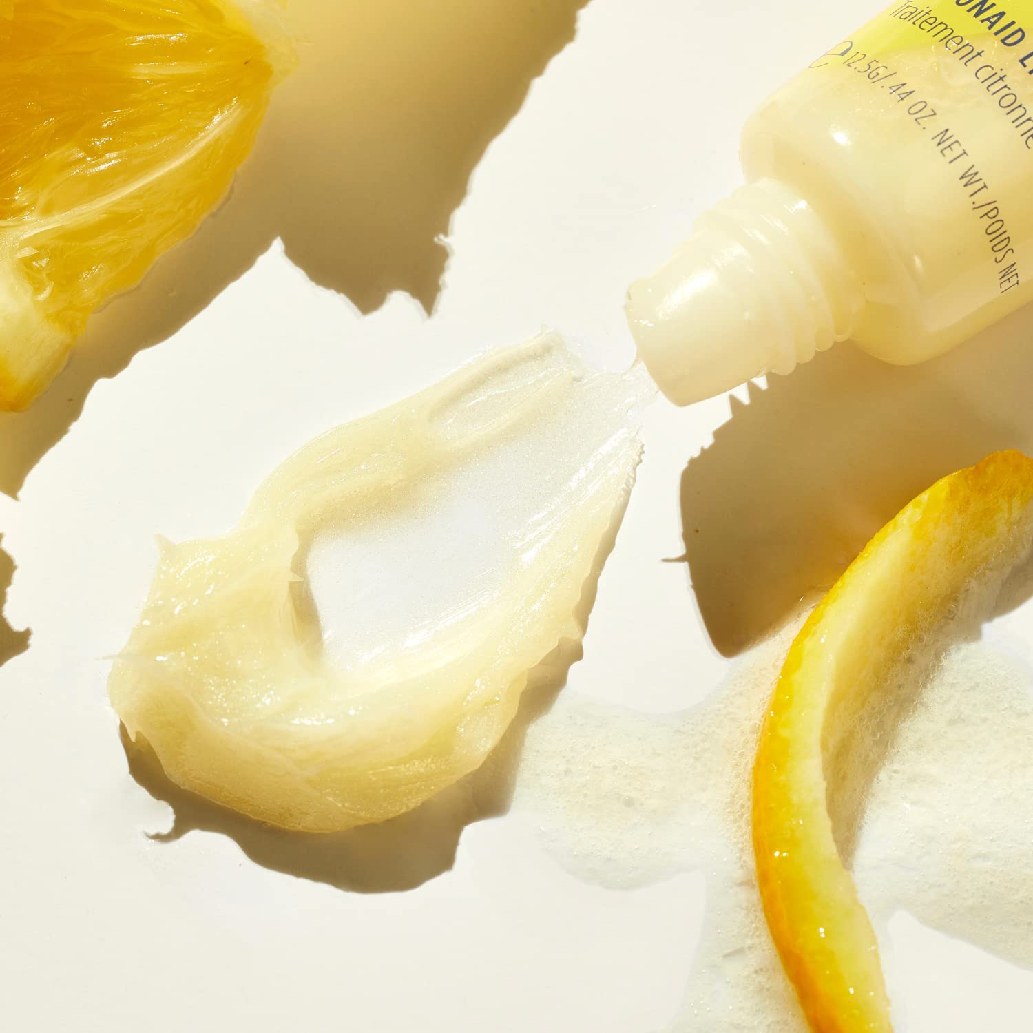 Lanolips Lemonaid Lip Treatment - Clear Lip Gloss and Exfoliant with Lanolin, Lemon Oil, Vitamin E Oil and Shimmer - Tinted Lip Balm for Dry, Cracked, Peeling Lips (12.5g / 0.42oz)