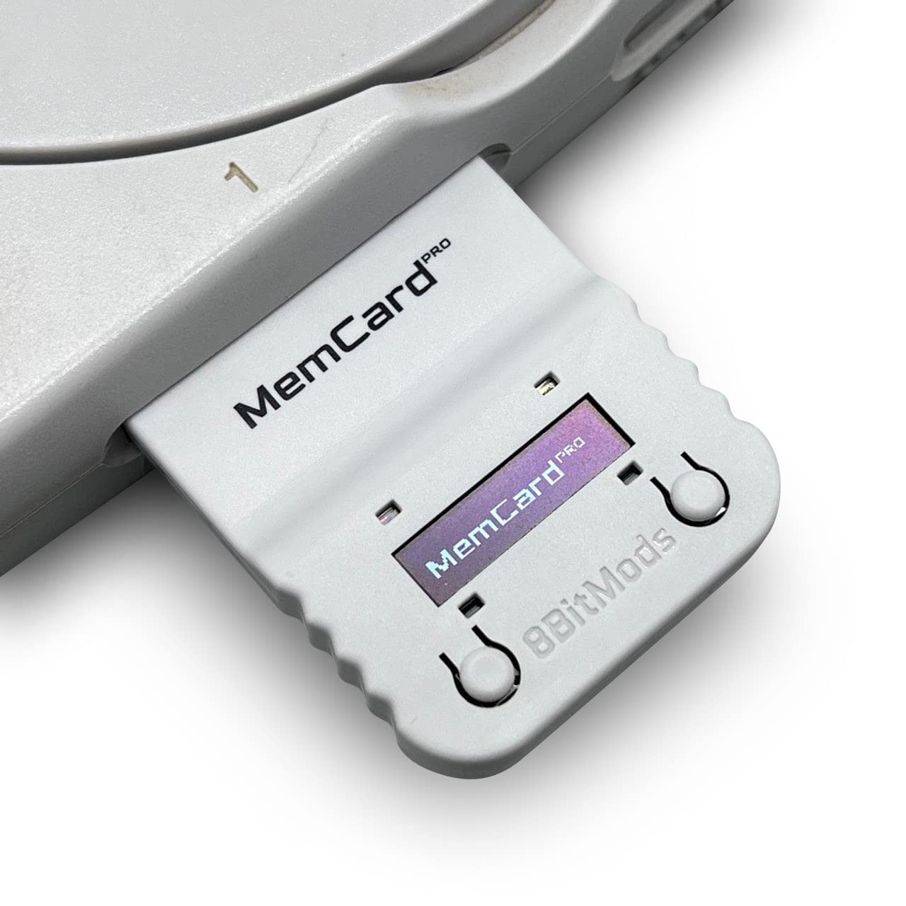 MemCard PRO for PlayStation 1 (White One)