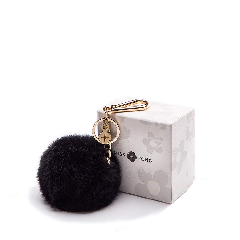 miss fong Mini Diaper Bag Backpack, Baby Bag,Leather Diaper Bag Tote, Diaper Tote Bag Backpack Pom Pom Keychain Bundle