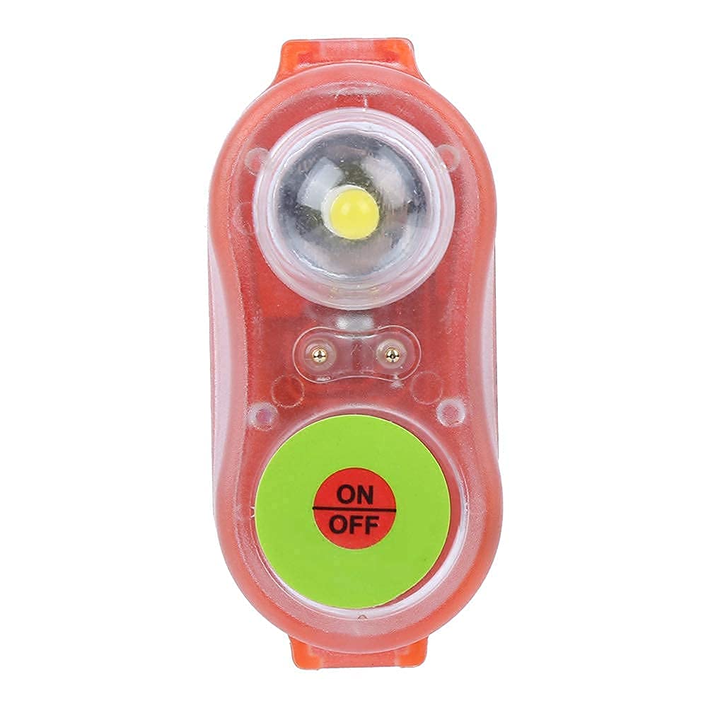 Life Jacket Light, Automatic Locator Life Jacket Strobe Light for Man Overboard Survival Vest Automatic Survivor Locator Light Boat Strobe & Safety Lights(Orange)