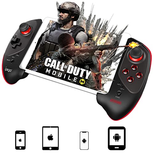 Megadream Wireless Mobile Game Controller Gamepad Joystick for iPad iOS iPhone 14/13/12, Android Samsung Tablet PC - 18+ Hour Battery Life - MFi Certified - Call of Duty - Apex Legends
