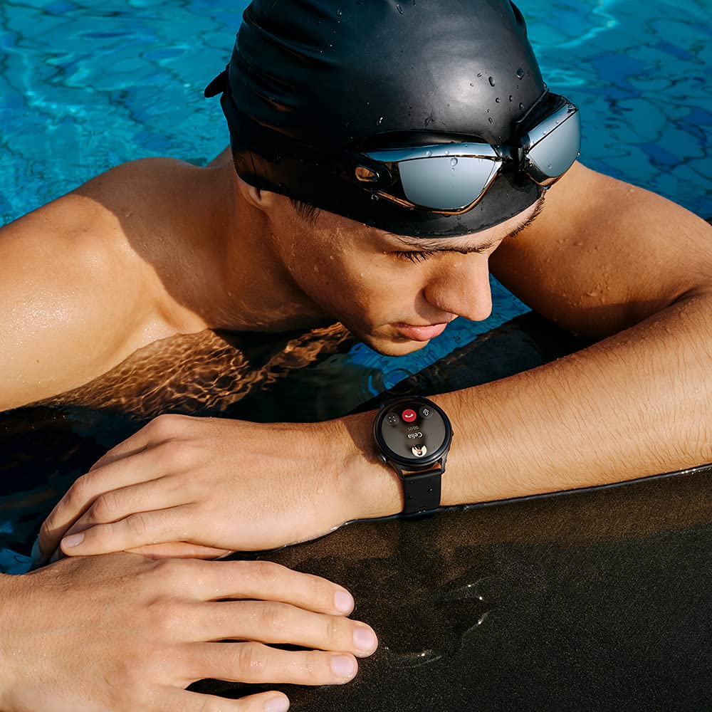 HUAWEI Watch 3 | Connected GPS Smartwatch with Sp02 and All-Day Health Monitoring | 14 Days Battery Life - Black Fluoroelastomer Strap