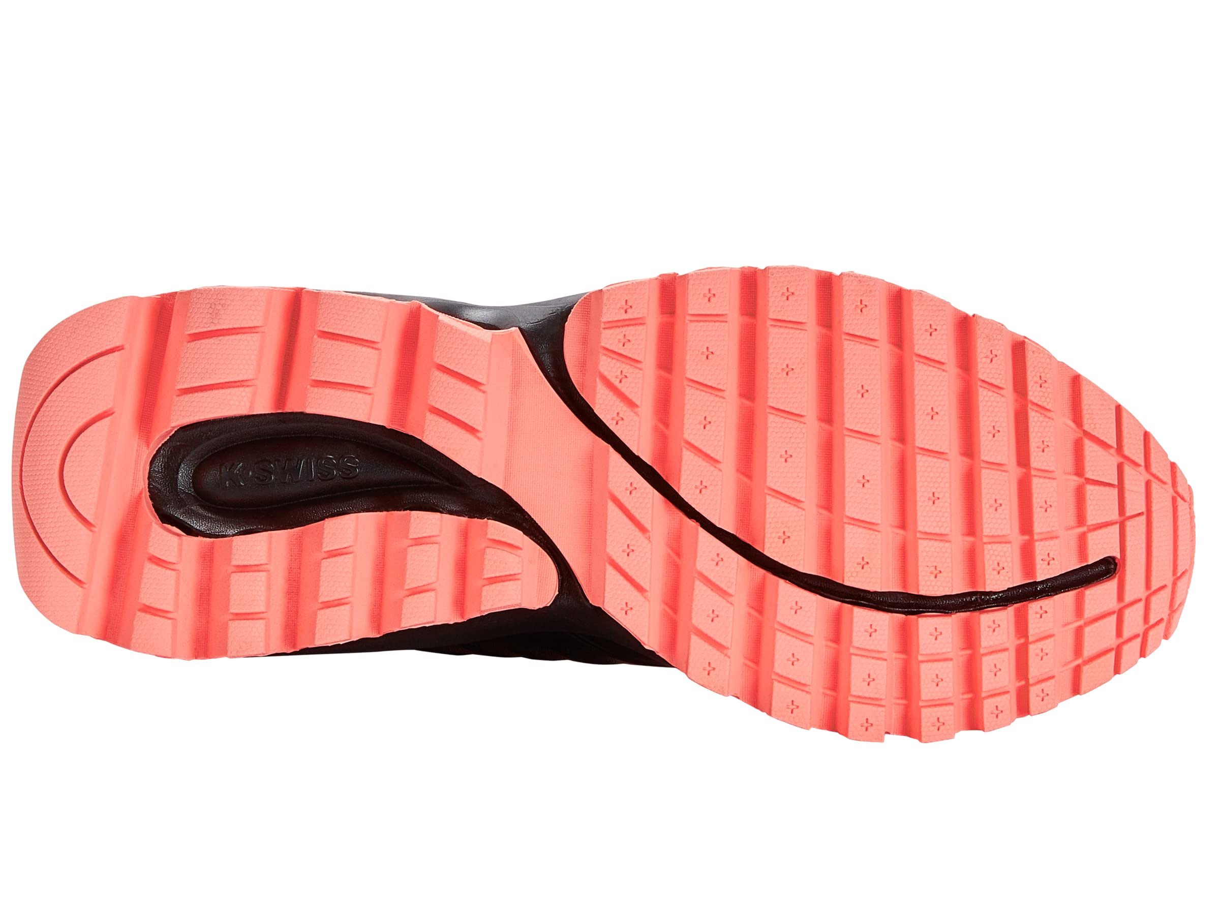 K-Swiss Women's Tubes Sport Training Shoe, Lite Neon Coral/Black, 8 M