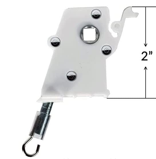 Heavy Duty Square Hole Wand Tilter High Profile for Horizonal Blinds (White, Pack of 1)