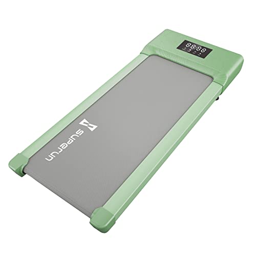 SupeRun Walking Pad Quiet, 2 in 1 Under Desk Treadmill, Walking Pad Treadmill Under Desk with 300LBS Weight Capacity, Installation-Free Walking Jogging Machine for Office Home Use