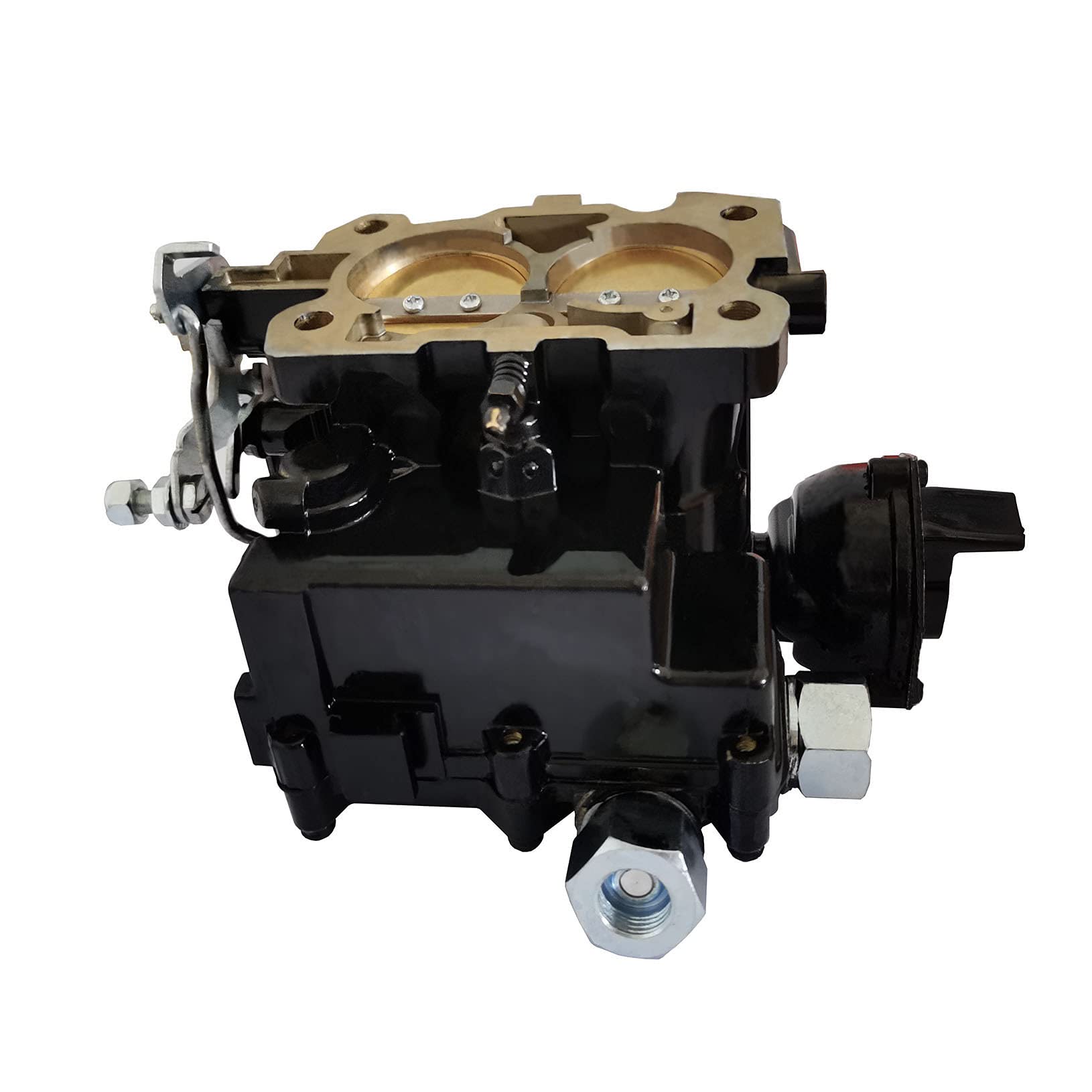 imUfer Marine Carburetor Replacement for Mercruiser 2 Barrel 3.0L 4 CYL with A Long Linkage(Black)