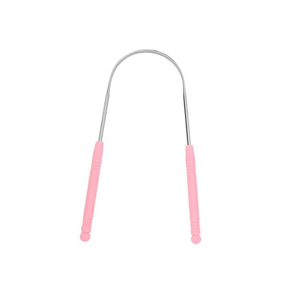 QUS 1pcs 13 * 6.5cm Steel Tongue Scraper Tongue Cleaner Brush Tongue Clean Tounge O0J8 Hygiene Tool Scraper Toothbrush